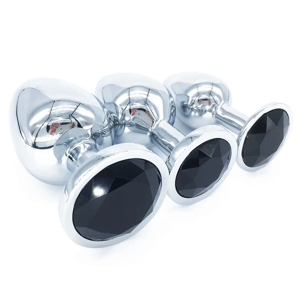 Butt Plug Booty Beads Small Middle Big Sizes Metal Anal Plug Sex Toys ...