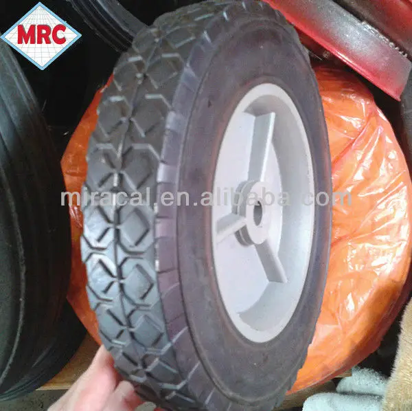 Trolley Wheel 12 Inch Solid Rubber Wheel - Buy 12 Inch Solid Rubber ...