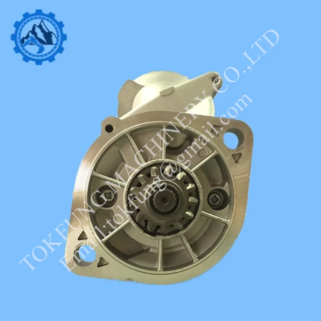起动机马达 12 V 13 T Ym129129-77010 129407-77010 适用于 Pc45mr Pc35mr 3tn84 ...