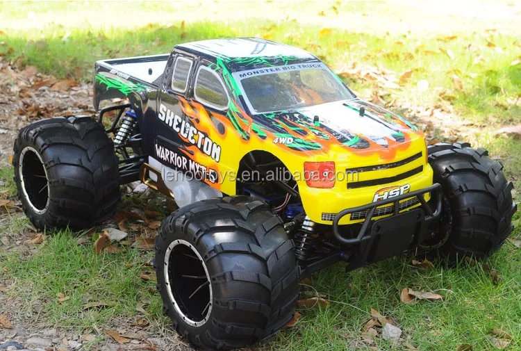 Hsp 94050 2.4g 1/5 Scale 4wd Rc Gas Monster Truck 26cc Engine Off Road ...