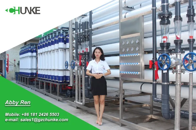 Chunke 10m3 H Mobile Potable Container Ro Containerized Water Treatment ...