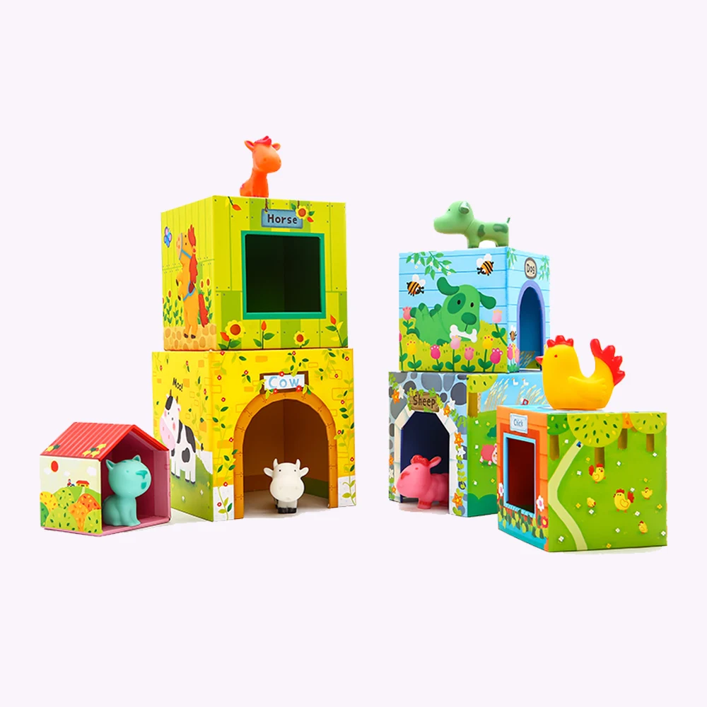 Stacking Cubes Toy Stacking Block Sets Sorting & Stacking Baby Toys ...