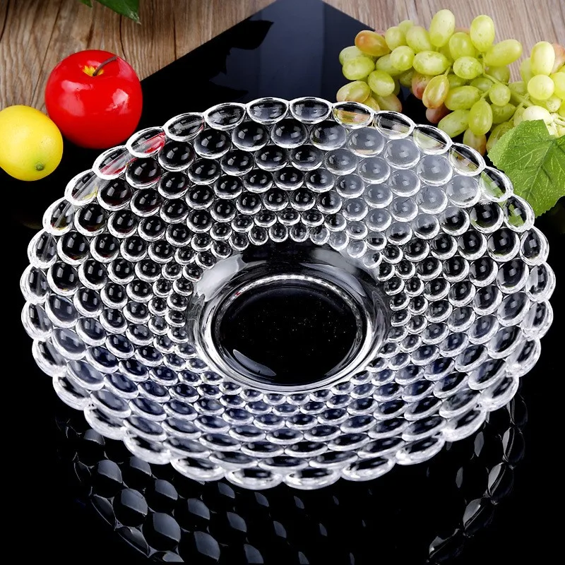 Falaja Wholesale Glass Fruit Plate Salad Bowl Fruit Tray Glassware ...