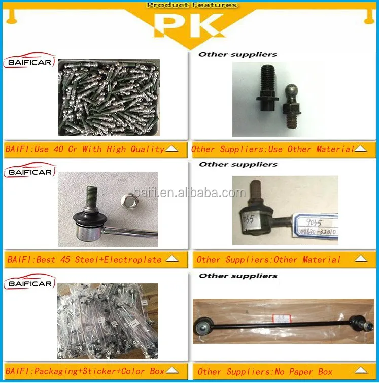 도요타 Hilux 비고 안정제 링크 90101-08038 천개,48817-30010,90387-09004,9010108038 ...