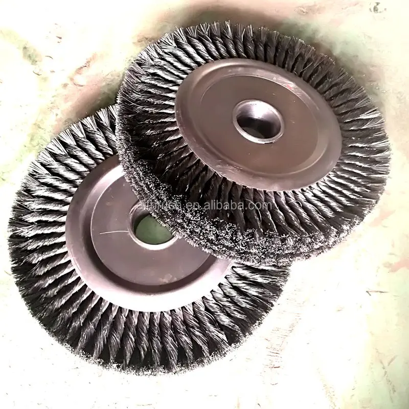 Heavy Duty 12 Inch Four Layer Knotted Wire Brush for Rust Removal ...
