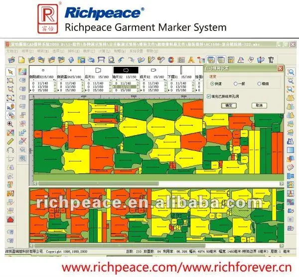 Richpeace Garment CAD Making System - Integrated & Versatile