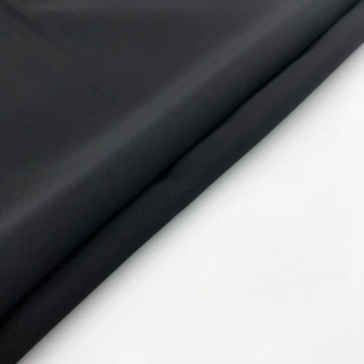 100% Polyester Nida Material Kaftan Formal Black Abaya Fabric - Buy ...