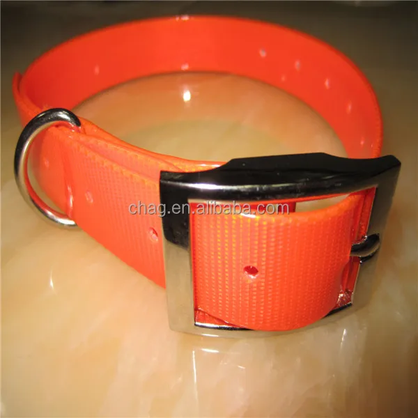 Plush Polyurethane Coated Nylon Webbing Dog Collar Decoration Cg Pet ...