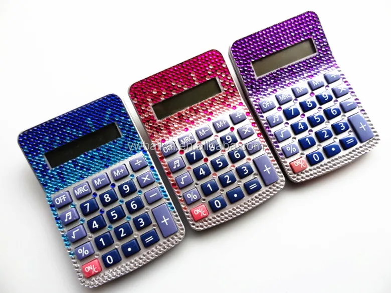 2016 Fancy 8 Digitals Rhinestone Scientific Calculator For Promotion ...