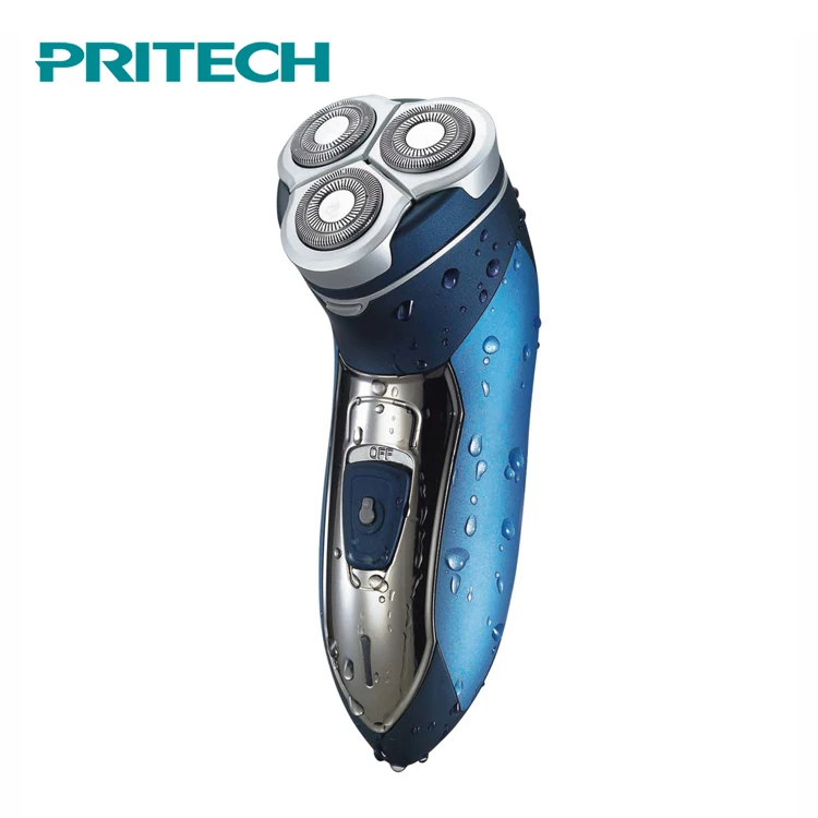 PRITECH Triple Blade Electric Washable Rechargeable Shaver for Men