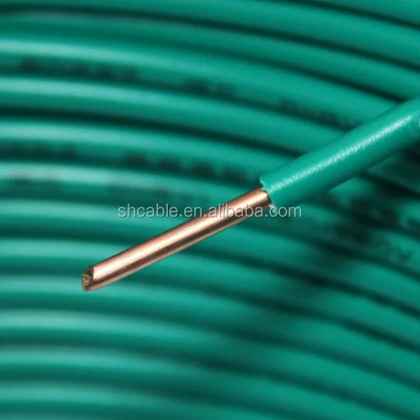 Americano Estándar De Alambre De Cobre Alambre De Thw Awg 8 #10 #16 #18 ...