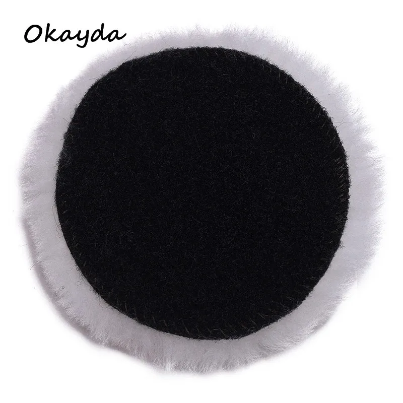 Oem Genuine Sheep Skin Lamb Wool Buffing Pad Car Polishing Wool Pad ...