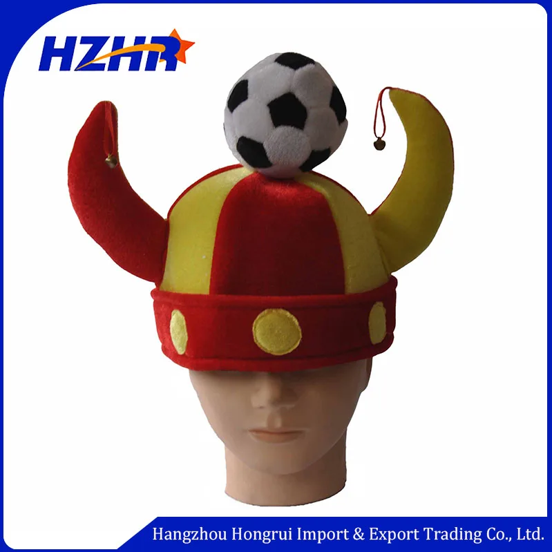 Custom Velvet Football Fan Clap Hat With Clapping Hands Football Fan ...
