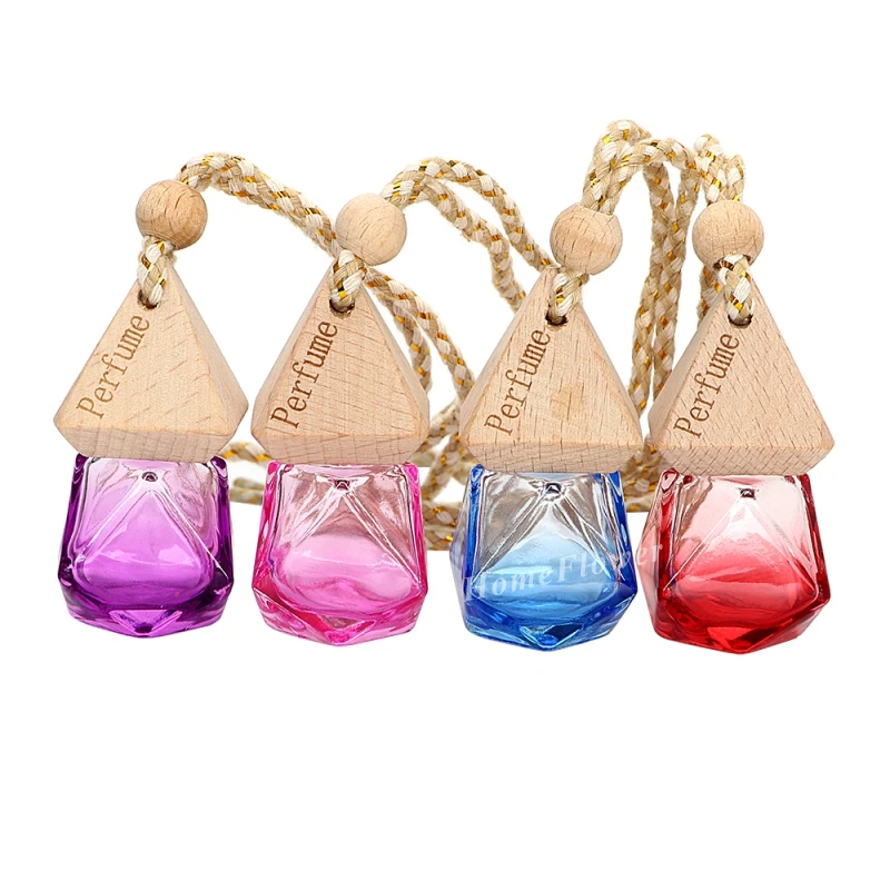 Diamond Car Printed Hanging Diffuser Bottle 8ml Empty Car Air Freshener ...