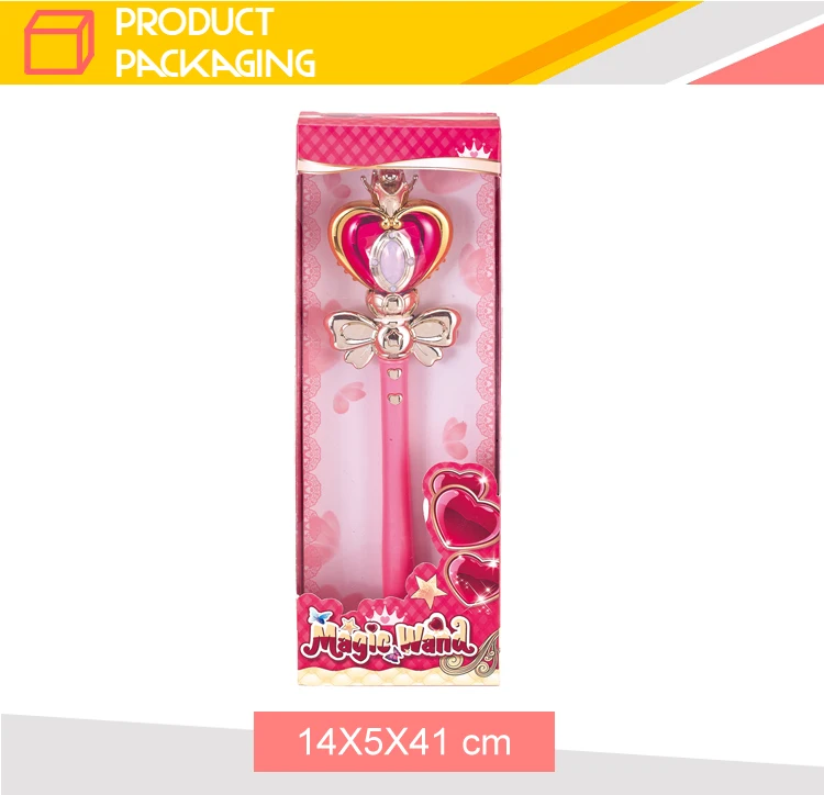 Pretend Play Fairy Heart-shaped Swing Musical Light Up Magic Wands For ...