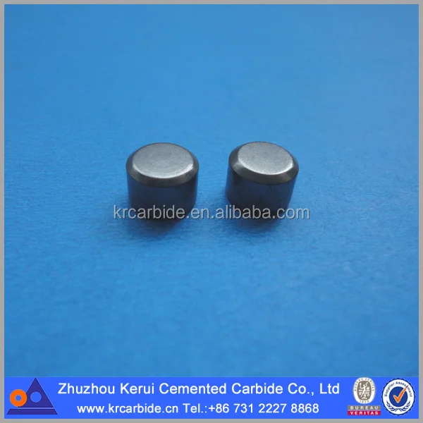 Tungsten Cemented Carbide Wear Pads Flat Top Button Inserts For ...