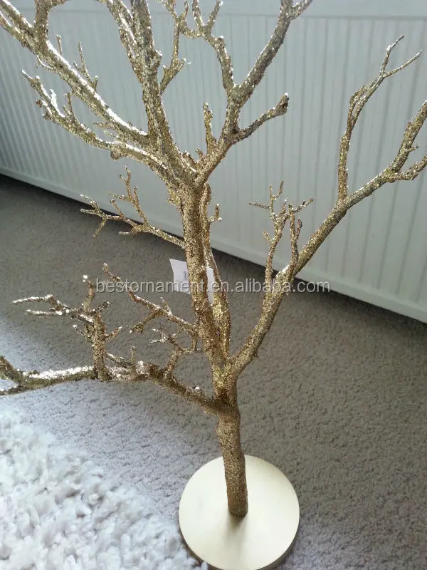 Silver and Gold Manzanita Trees for Wedding Wishing