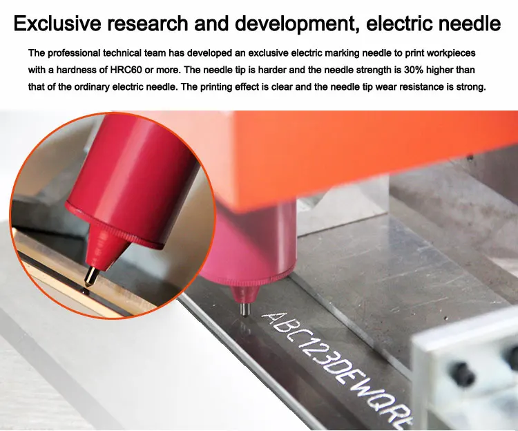 Zixu Dot Peen Marking Machine Handheld Electric Metal Marking Machine ...