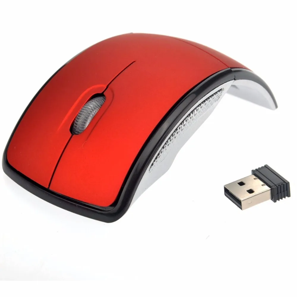 OEM Custom 3D Foldable ARC Optical Wireless Mouse 2.4GHz USB Interface ...