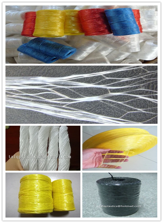 Banana Twin Plastic Pp Rope Baler Twine Rope Spilt Film 3kg 5kg - Buy ...