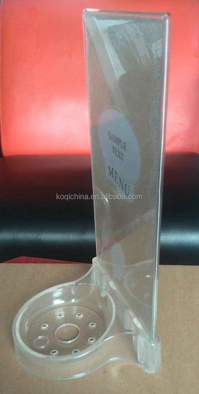 Plastic Restaurant Table Stand Menu Holder K-sp Menu Stand - Buy Menu ...