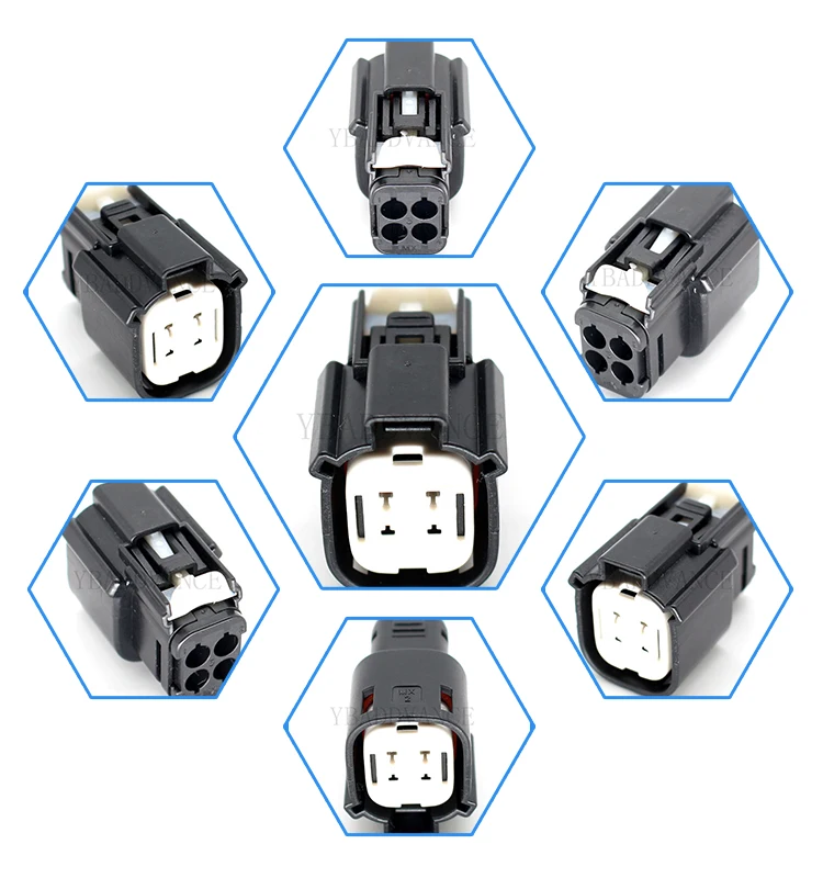 33472-0401 33472-4001 33472-4101 Waterproof Molex Mx150 4 Pin Connector ...
