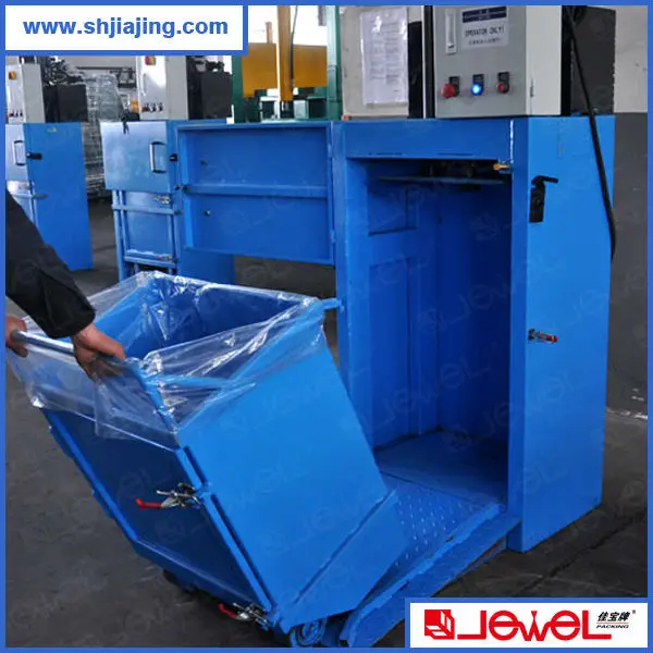 High Quality Vertical Waste Bin Baling Machine - Buy Waste Bin ...