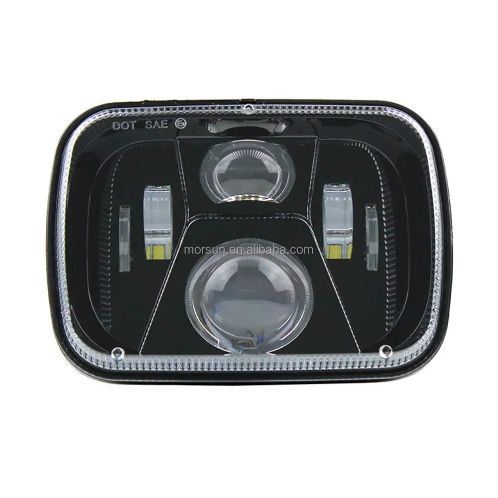 Sealed Beam Led Projector Headlight High/low 5x7" 7x6" Rectangular ...