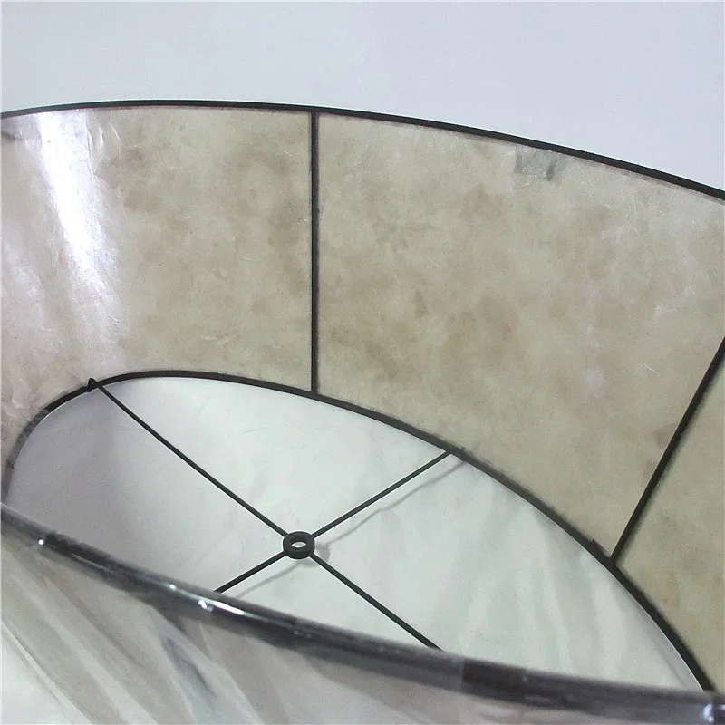 Large Size Indoor Mica Lighting Blonde Mica Elliptical Lamp Shade,Mica ...