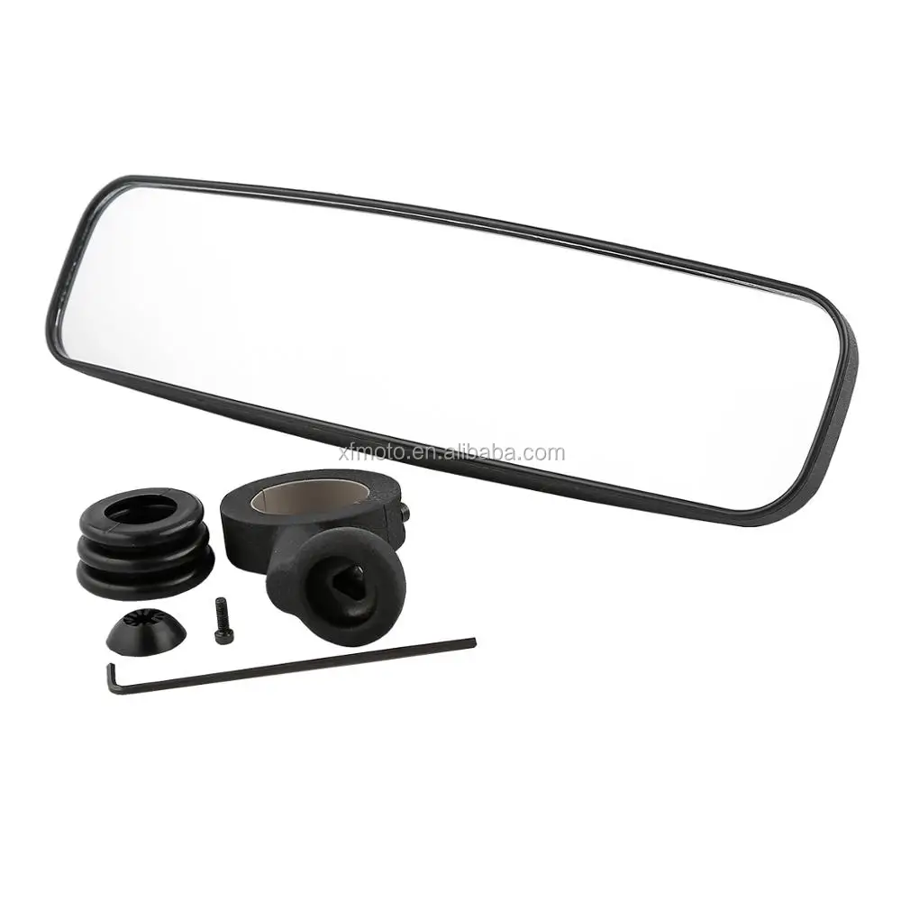 Wide Rear View Mirror 1.75" Utv Round Roll Bar For Arctic Cat Polaris ...