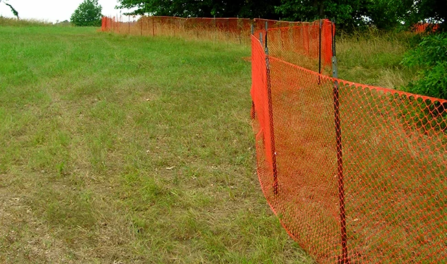 Green Barrier Mesh Fencing Plastic Safety Site Temporary Fence And ...