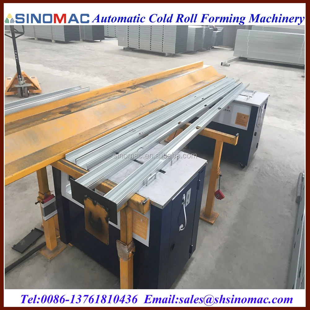Automatic Metal Profile Cold Roll Forming Machine For Profile ...
