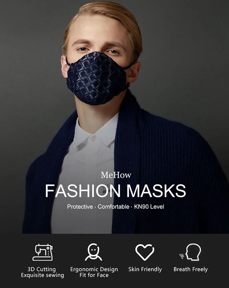 Mehow fashion textile face mask skin care face mask for men gentlemen ...