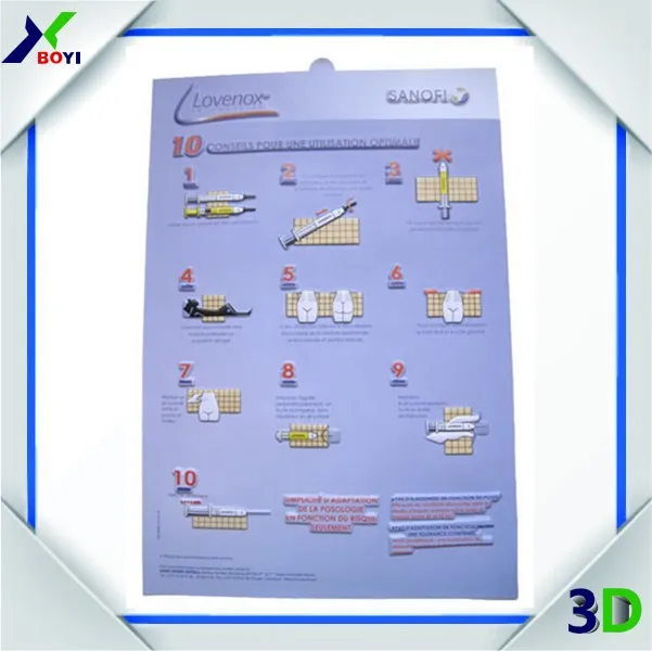 3D Raised Relief Anatomical Medical Charts Posters by Boyi