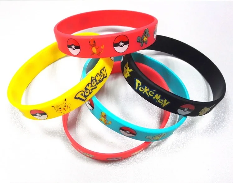The Most Popular Custom Silicone Pokemon Wristband Rubber Wrist Bands ...