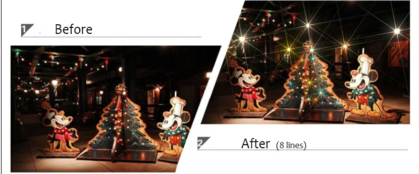 Starburst Filter 4+6+8 Point Line Star Filter For Photography - Buy ...