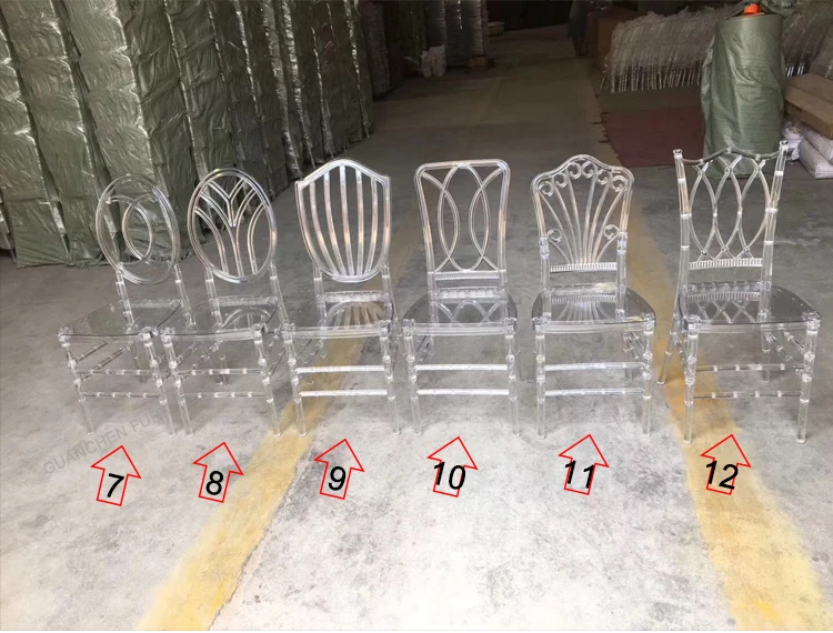 Stacking Wedding Clear Plastic Phoenix Chair for Sale