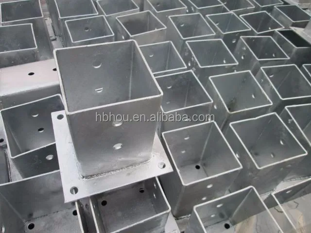 Durable Bolt down Post Base - Ideal for Fencing Foundations