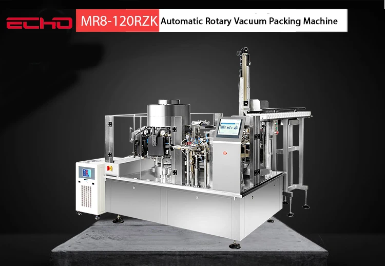 Automatic Rotary Pre-Made Pouch Food Meat Vacuum Packaging Machine