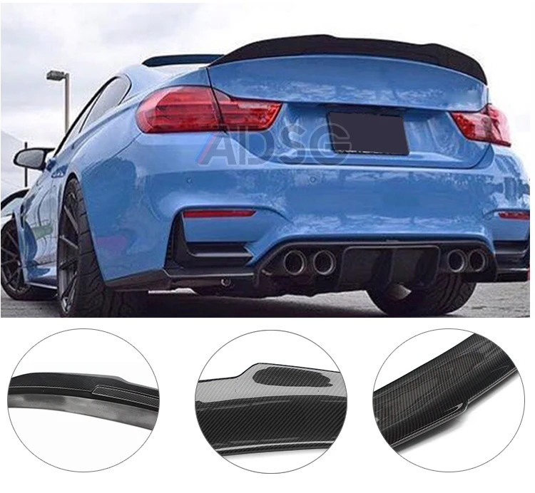 F22 F87 M2 Genuine Carbon Fiber Psm Look Rear Spoiler Wing Rear Trunk ...