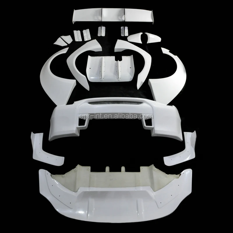 For R35 Gtr Lb Style Full Body Kit Fiberglass Frp Fiber Glass ...