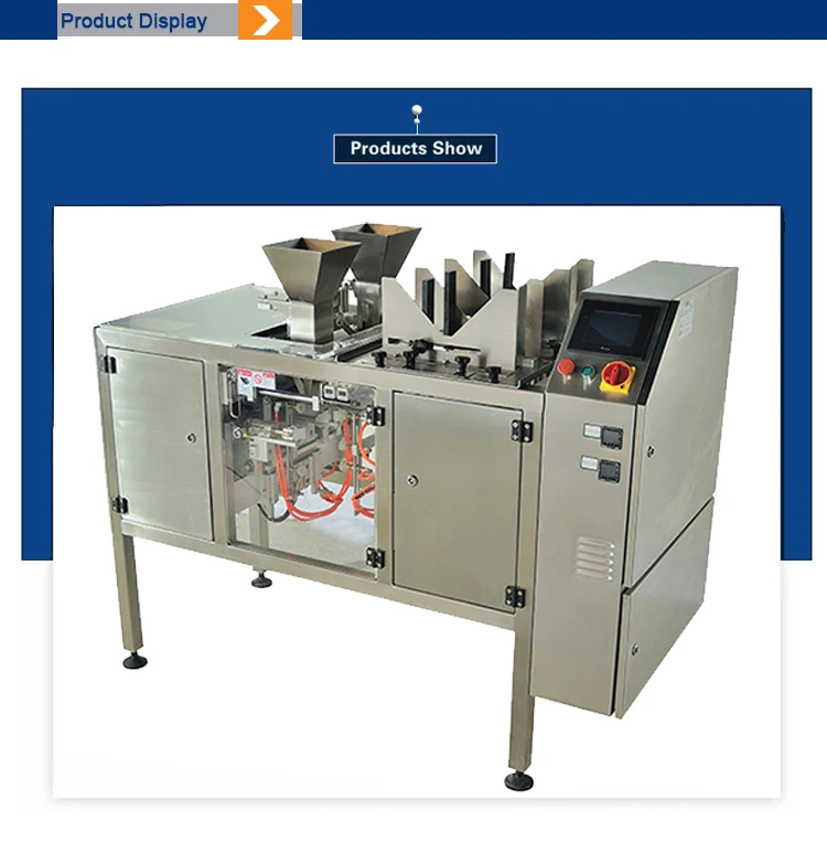 High Efficiency Pre-made Pouch Open Plastic Zipper Bag Twin Packaging ...