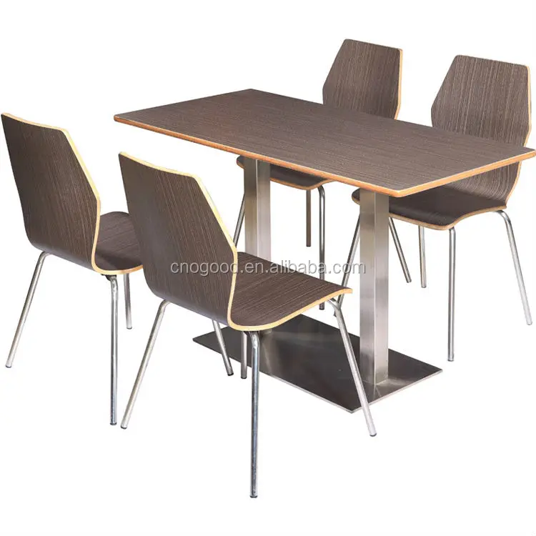 Two Pcs Modern Restaurant Cafe Table Chair Set - Buy Cafe Table Chair ...
