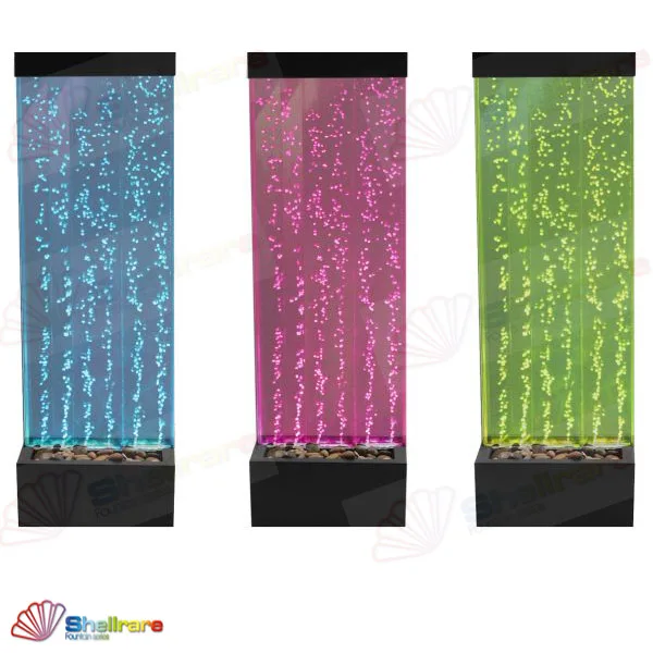 Office Lobby Decor Bubble Water Acrylic Wall With Rgb Remote Controller ...