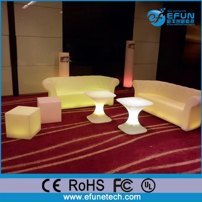 Party Led Light Furnitures,Rgb Color Changingremote Control Led Sofa ...