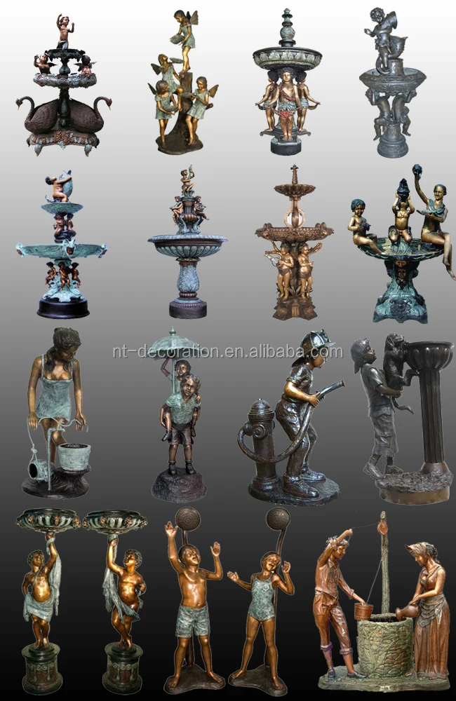 Modern Outdoor Garden Decoration Pee Boy Bronze Fountain Garden Water ...