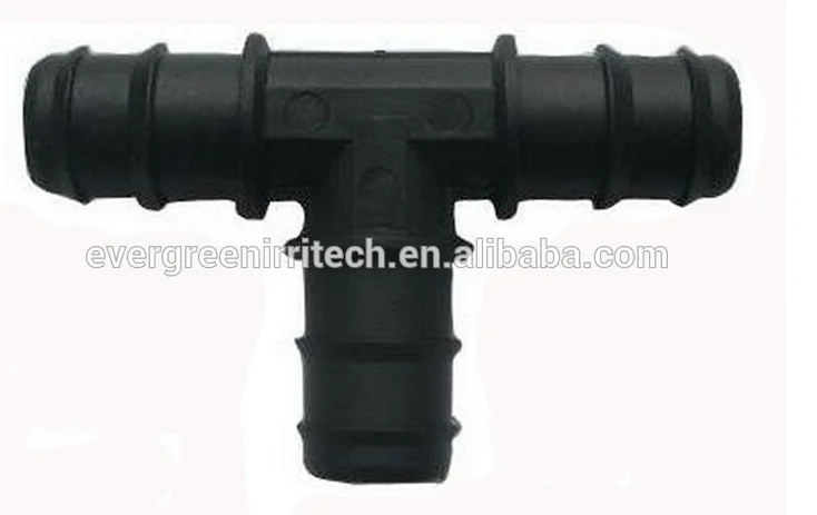 Drip Pipe Connector Tee Fittings Drip Tape Double Barbed Tee - Buy Drip ...