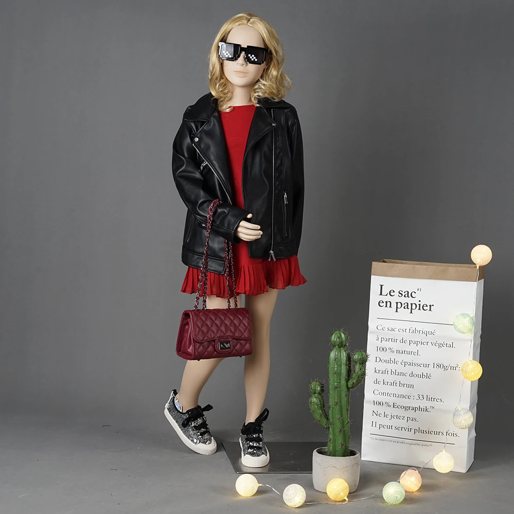 Realistic Child Mannequin Full Body Fashion Window Display Mannequin ...