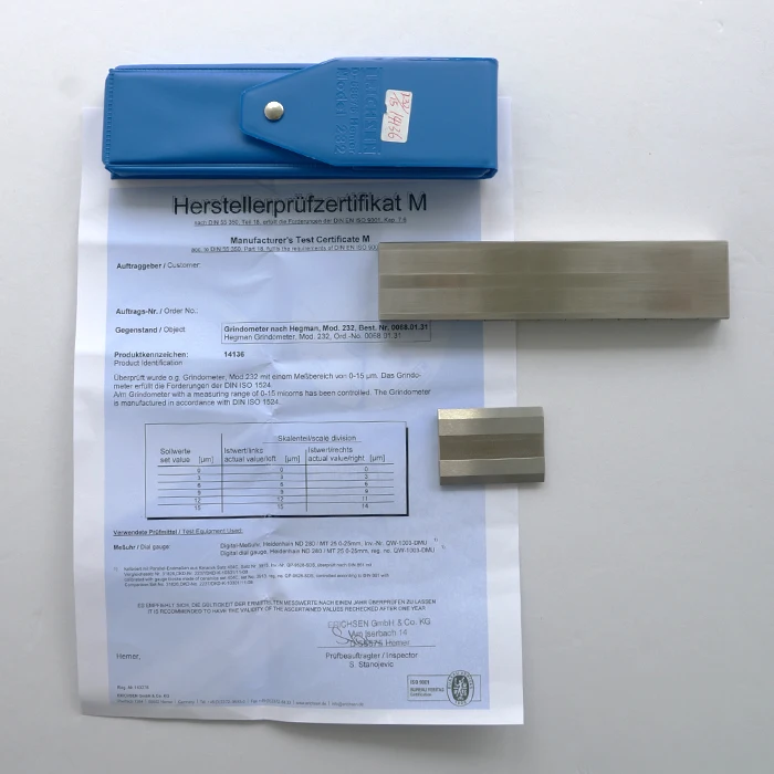 Doble surco hegman grindometer raspador finura gauge| Alibaba.com