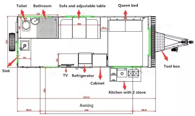 Slide Out Outdoor Outside Kitchen Offroad Rv Caravan Motorhome - Buy ...